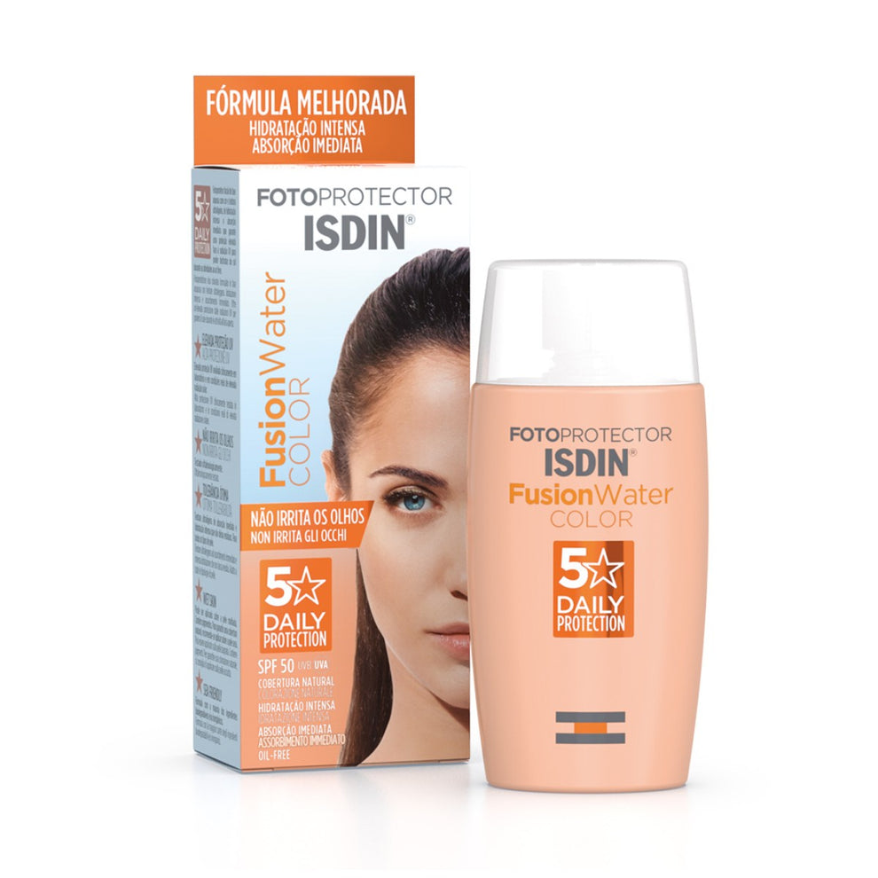 ISDIN FUSION WATER COLOR MEDIUM FOTOPROTECTOR SPF50 50ML – Norimakeup